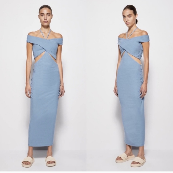 Jonathan Simkhai | Dresses | Jonathan Simkhai Akane Ribbed Off The ...